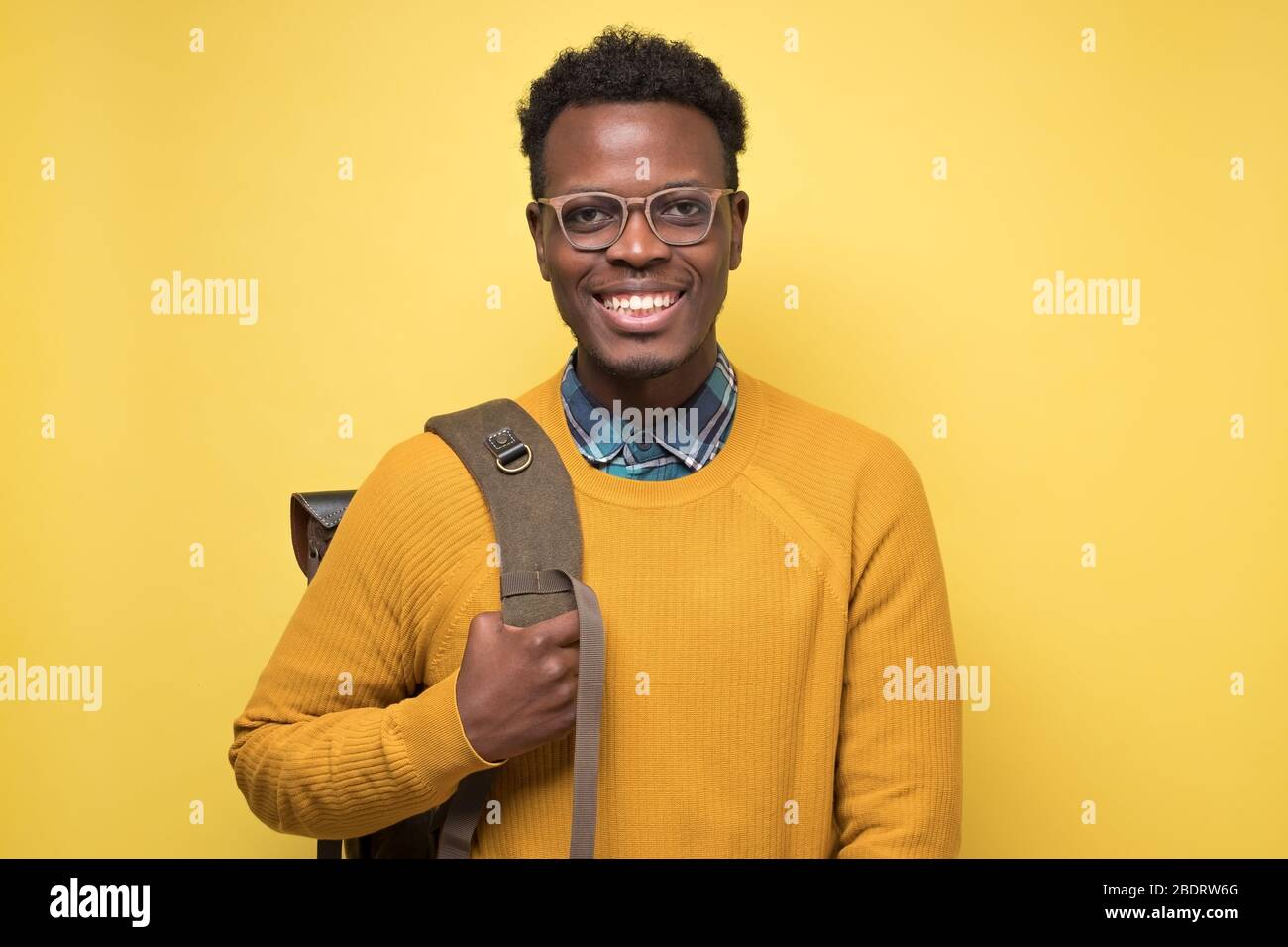 Student book backpack in hi-res stock photography and images - Alamy