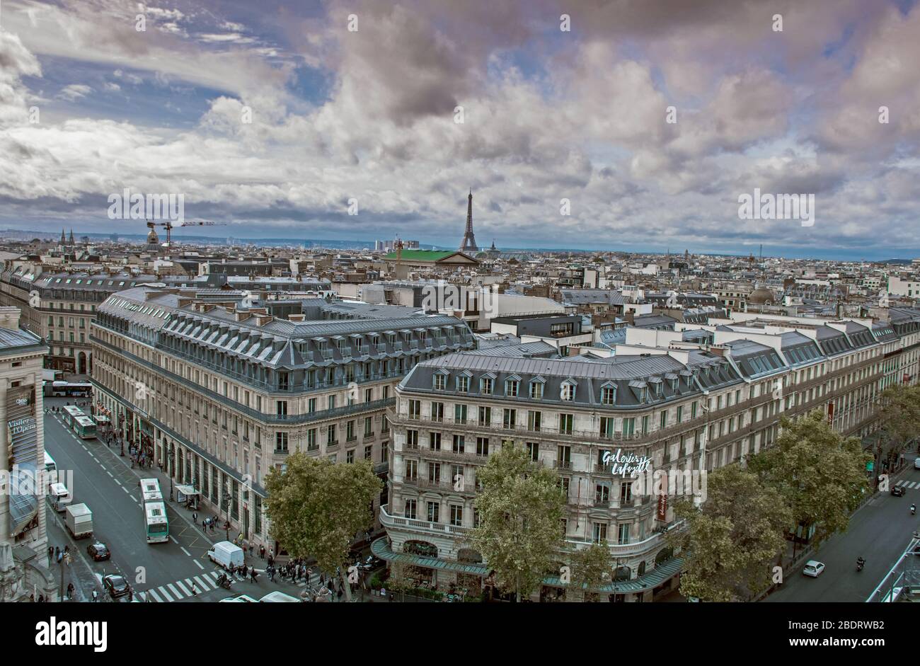 Beautiful City View Of Paris In France Stock Photo - Alamy