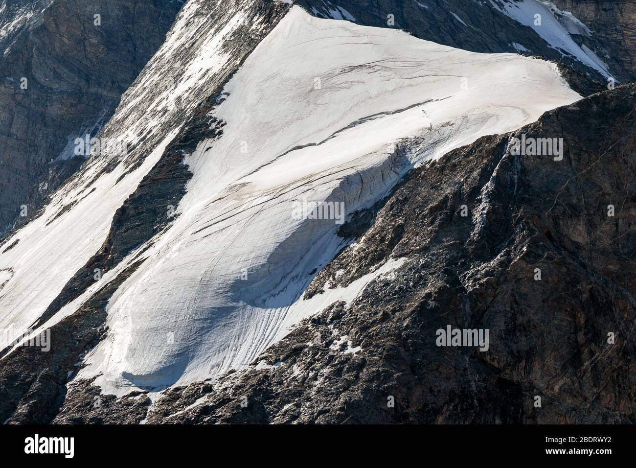 The Matterhorn (Cervino), north-west ridge, called Zmutt ridge ...