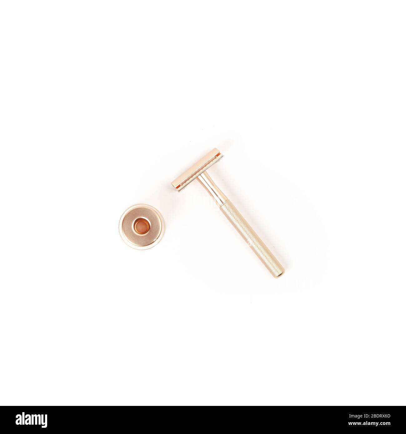 Gold razor blade hi-res stock photography and images - Alamy