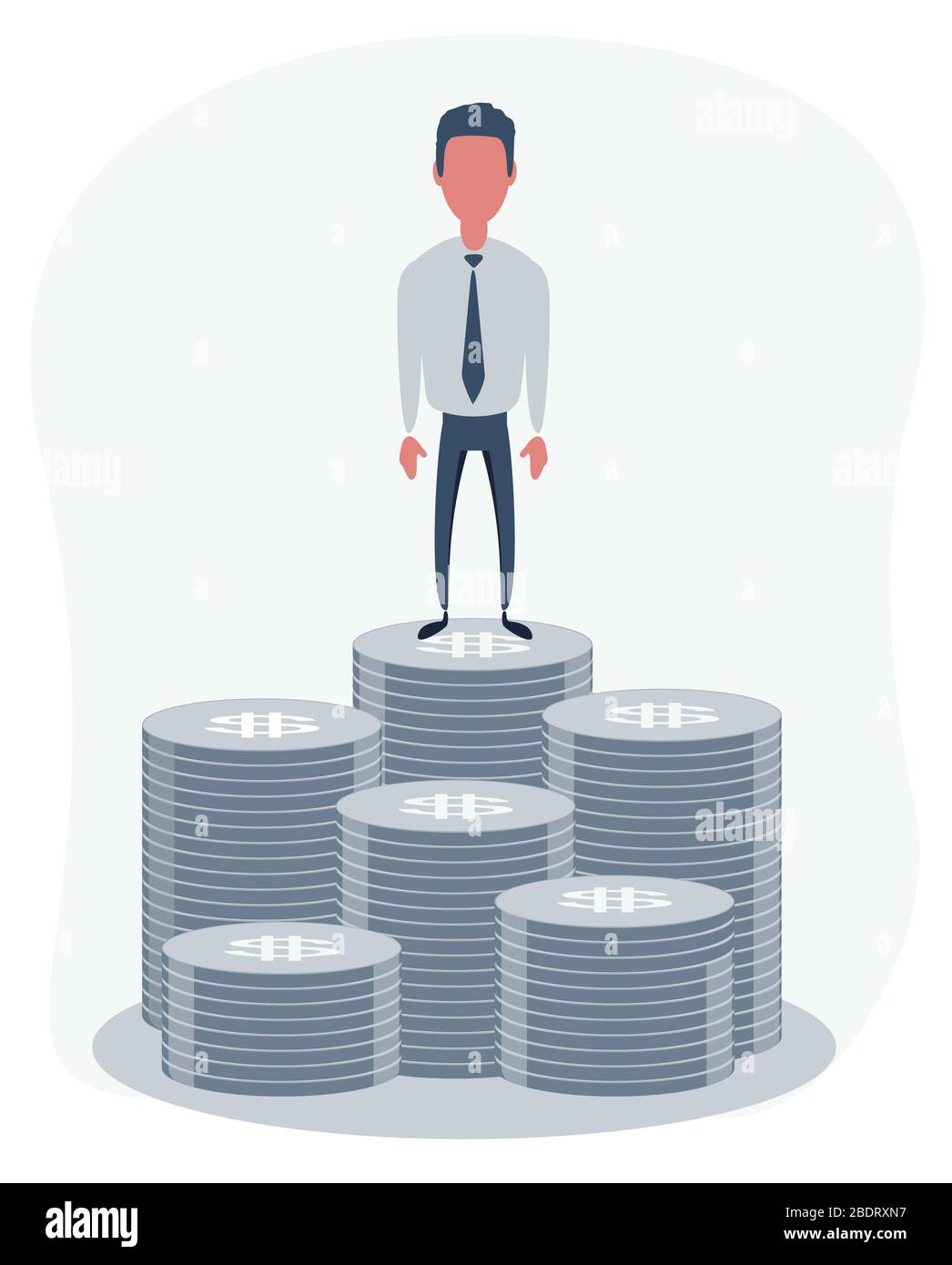 Rich man stands hi-res stock photography and images - Alamy