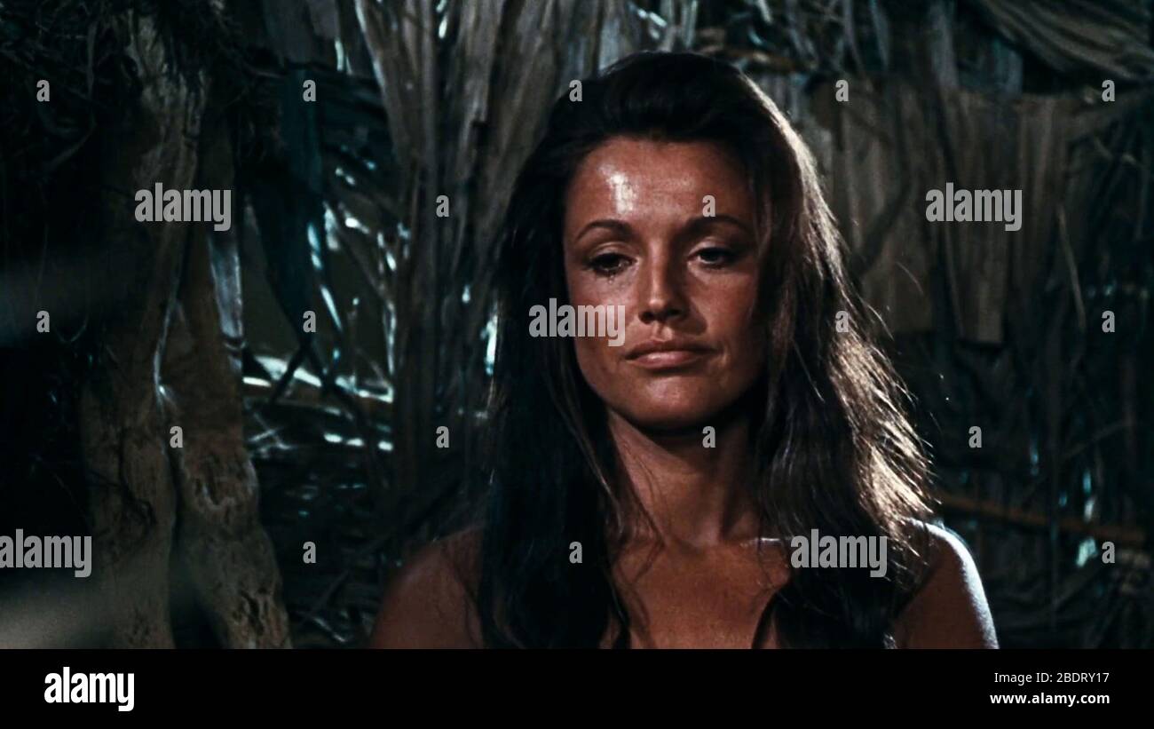 London. UK. Magda Konopka, in a scene in ©Hammer film, When Dinosaurs ...