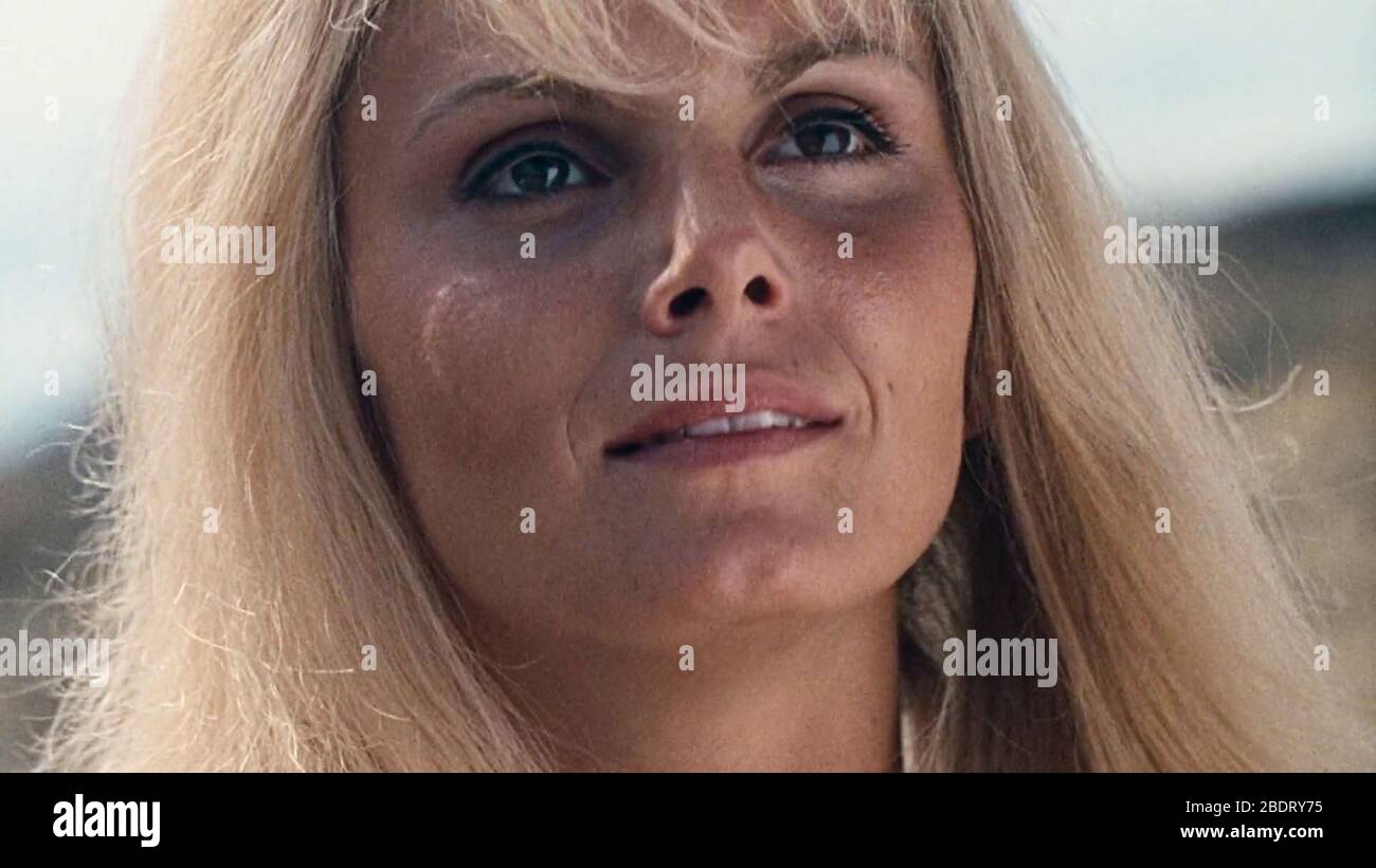 London. UK. Victoria Vetri in a scene in ©Hammer film, When Dinosaurs ...