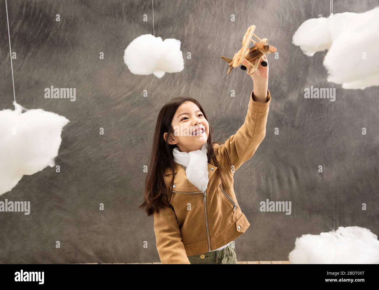 Girl model airplane hi-res stock photography and images - Alamy