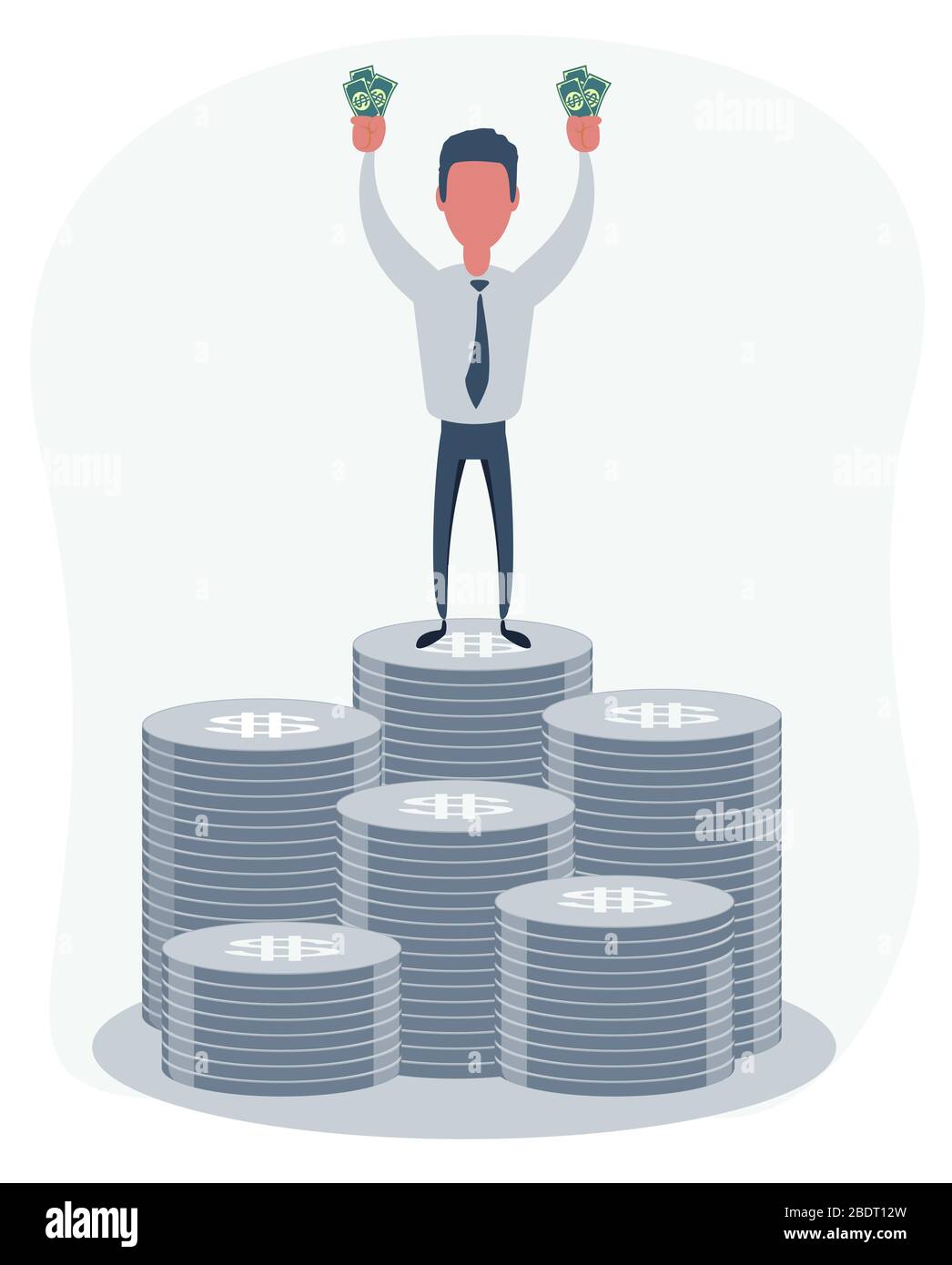 Person hold money on Stock Vector Images - Alamy