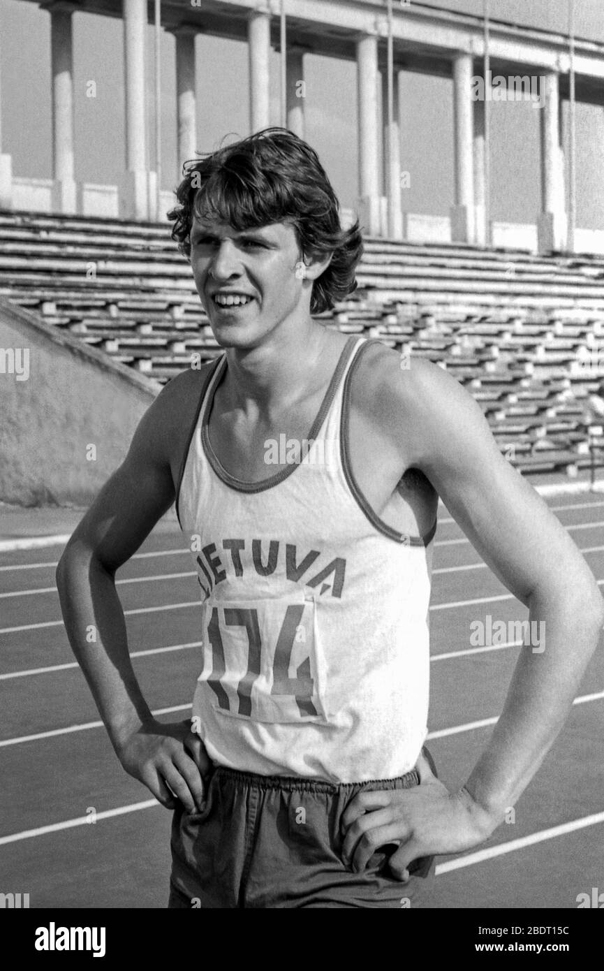 Remigijus Valiulis. Lithuanian athlete, Olympic champion, runner ...