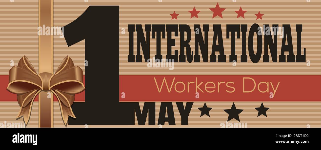 1 may banner Stock Vector Images - Alamy