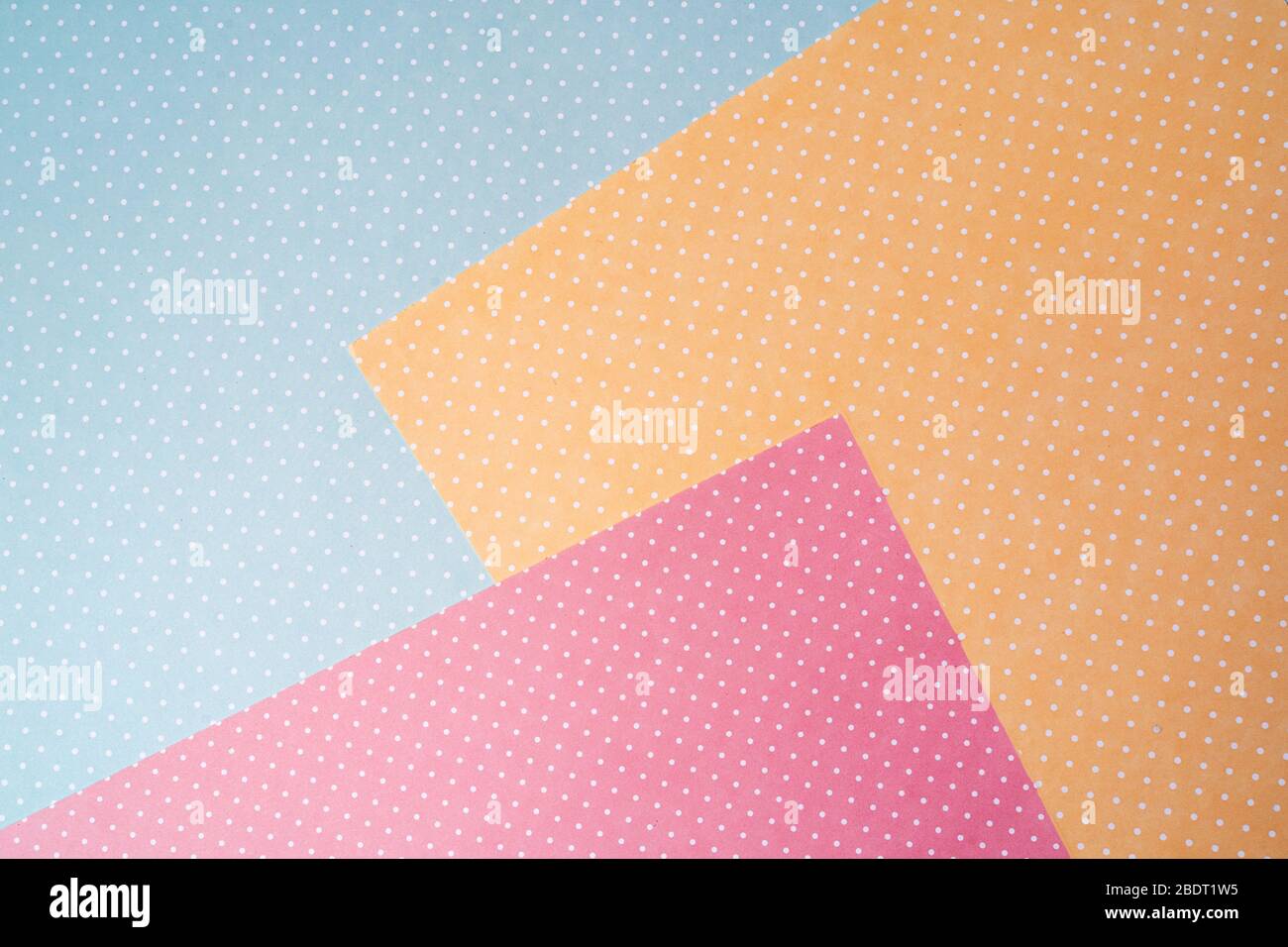 Multi colored abstract paper of pastel colors with geometric shape ...