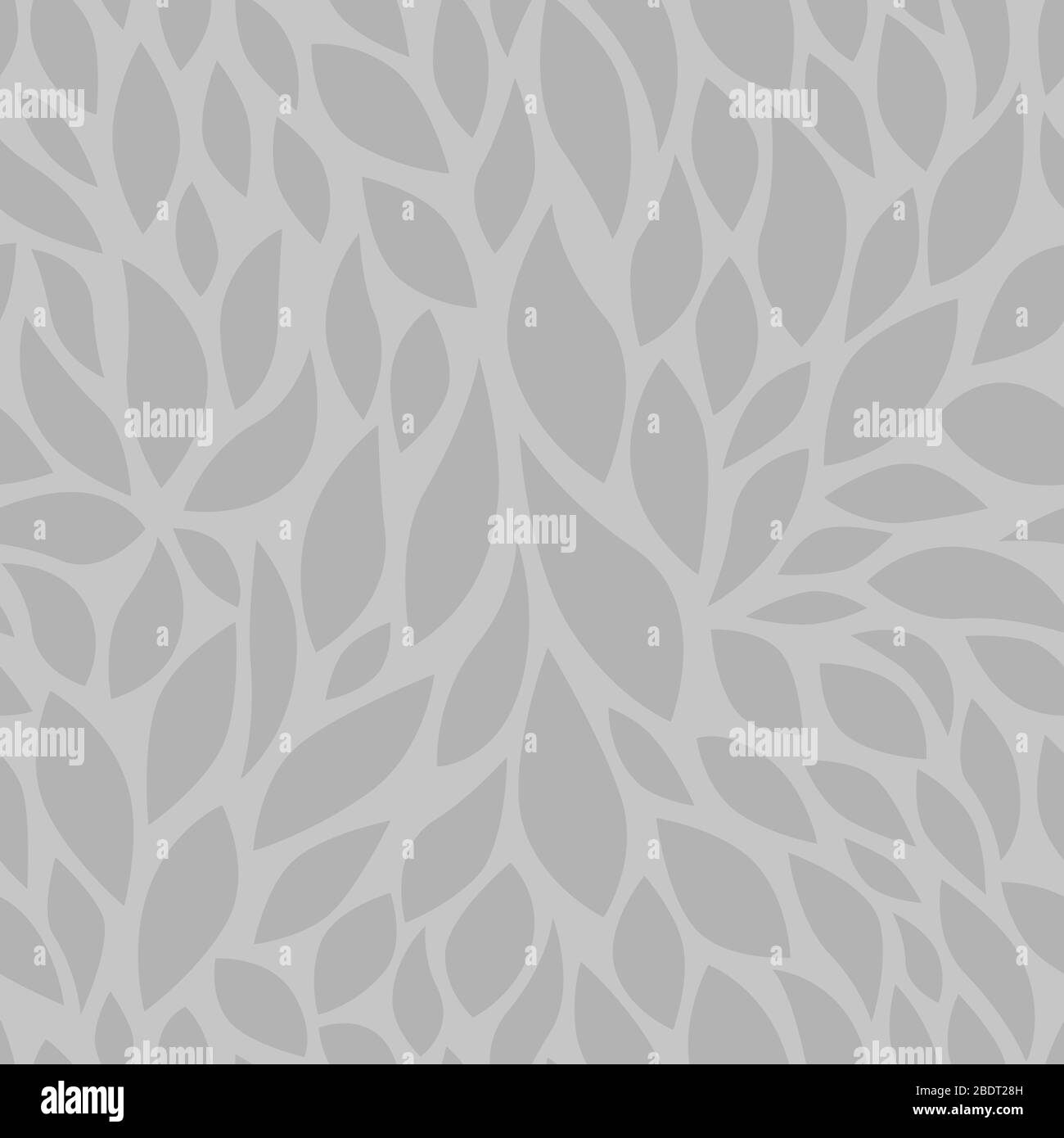 seamless abstract grey leafs background Stock Vector Image & Art - Alamy