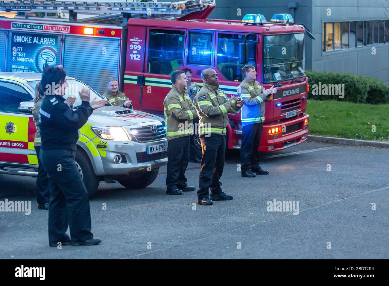 Cradley Heath, West Midlands, UK. 9th Apr, 2020. Members of the West ...