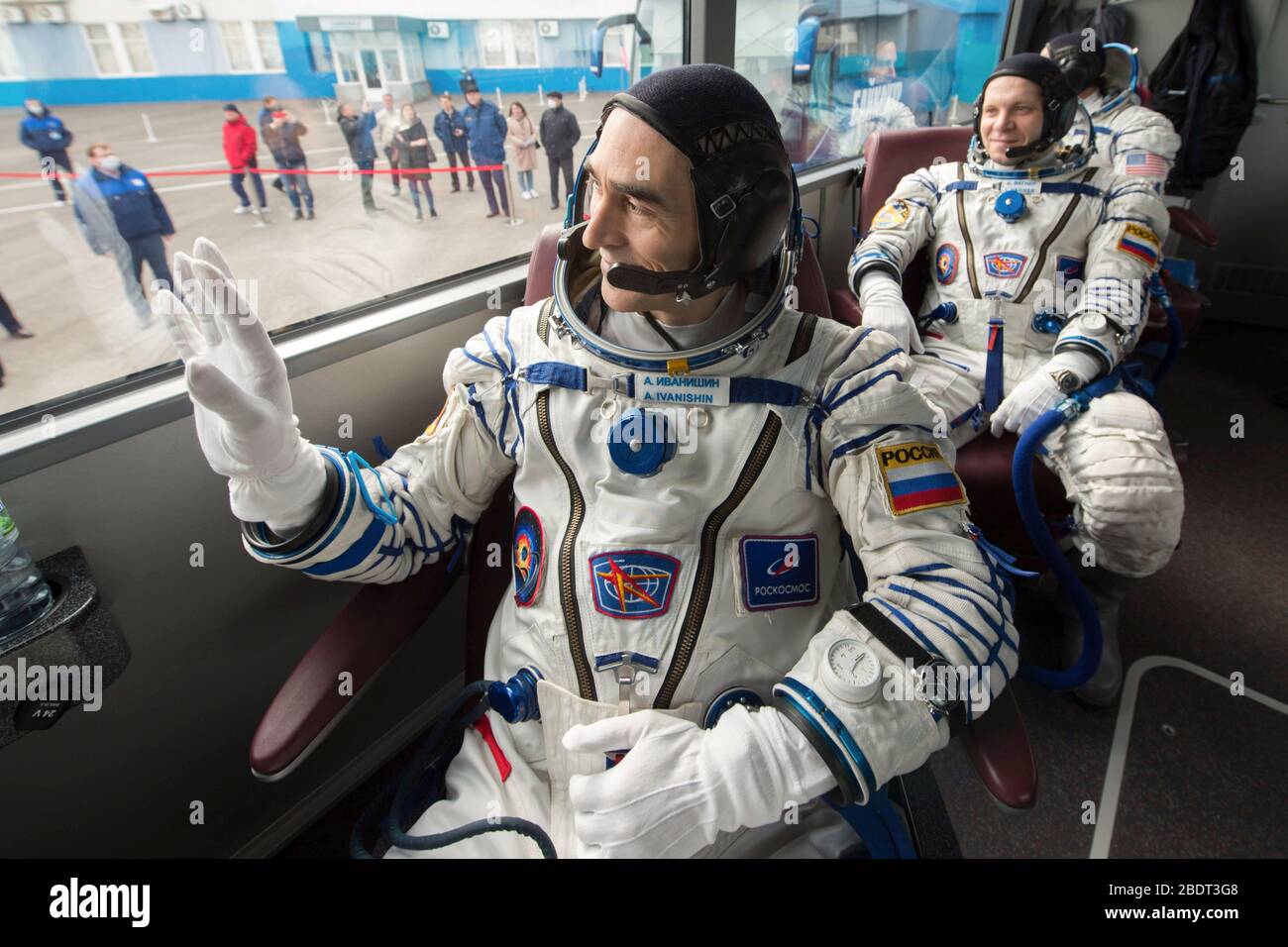 Baikonur, Kazakhstan. 09th Apr, 2020. Expedition 63 crewmembers Anatoly ...