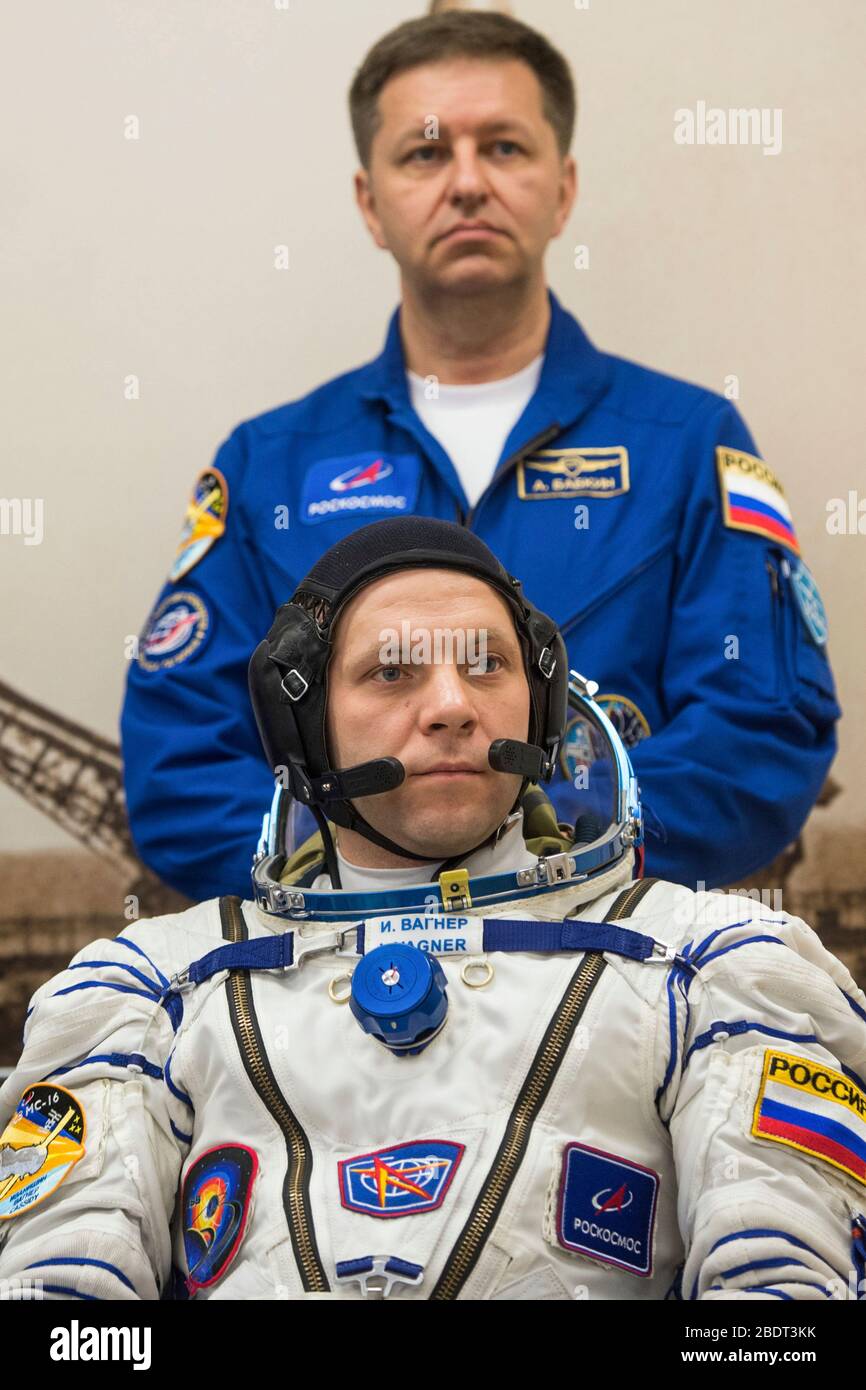Baikonur, Kazakhstan. 09th Apr, 2020. Expedition 63 crewmember Ivan ...