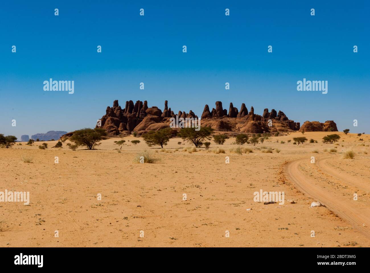 Tibesti Mountains In Africa