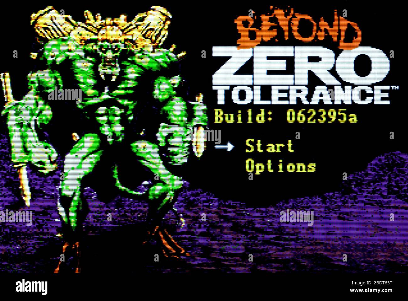 Beyond Zero Tolerance - Sega Genesis Mega Drive - Editorial use only ...