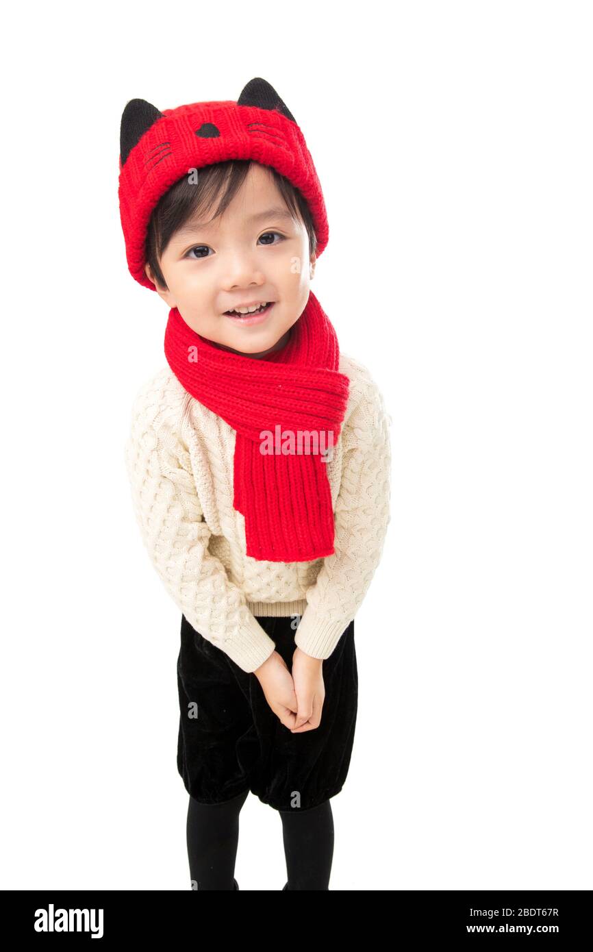 The little boy wearing new clothes Stock Photo - Alamy