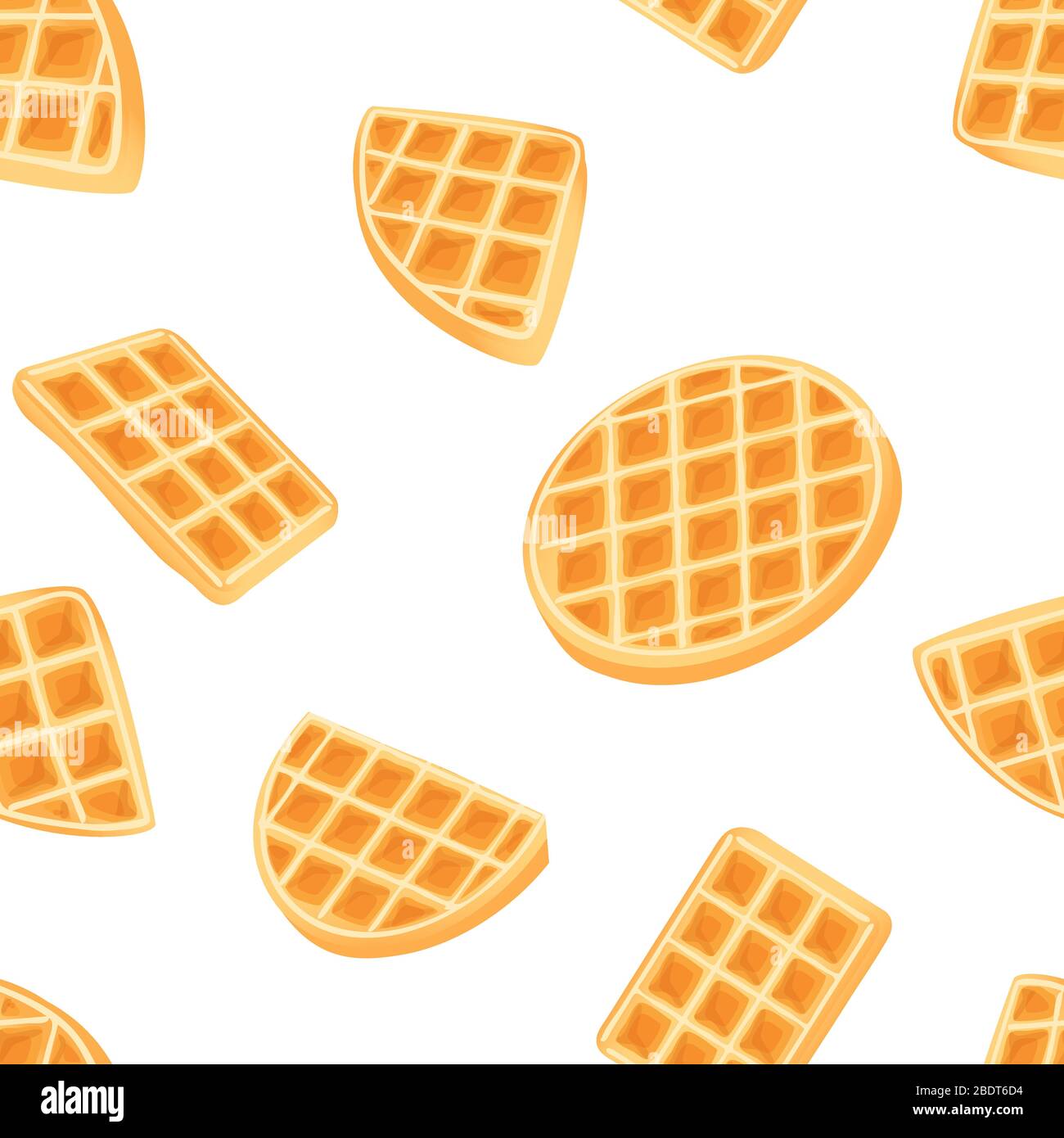Waffle Texture Vector