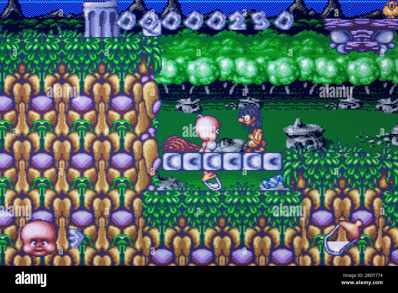 Chuck Rock II 2 - Sega Genesis Mega Drive - Editorial use only Stock ...