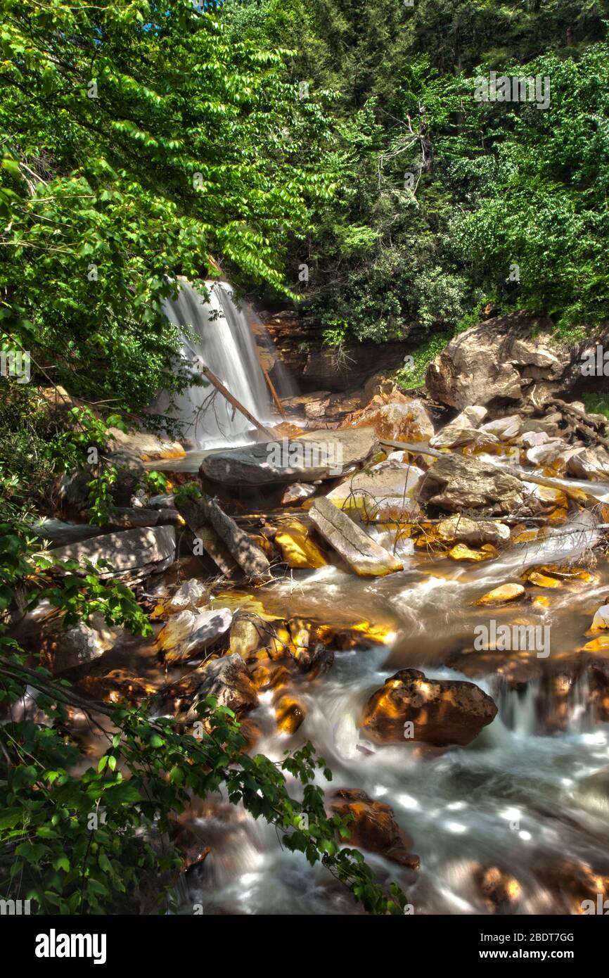 Douglas Falls, West Virginia Stock Photo - Alamy