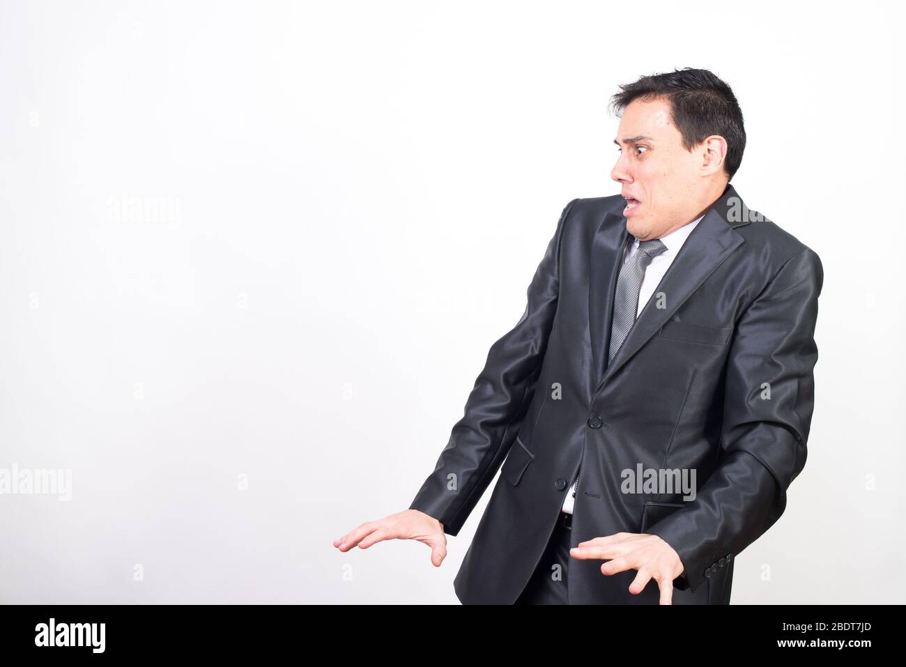 Scared man hi-res stock photography and images - Alamy