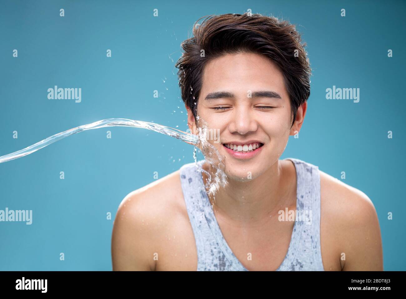 Indian Man Washing At The Well High Resolution Stock Photography and ...