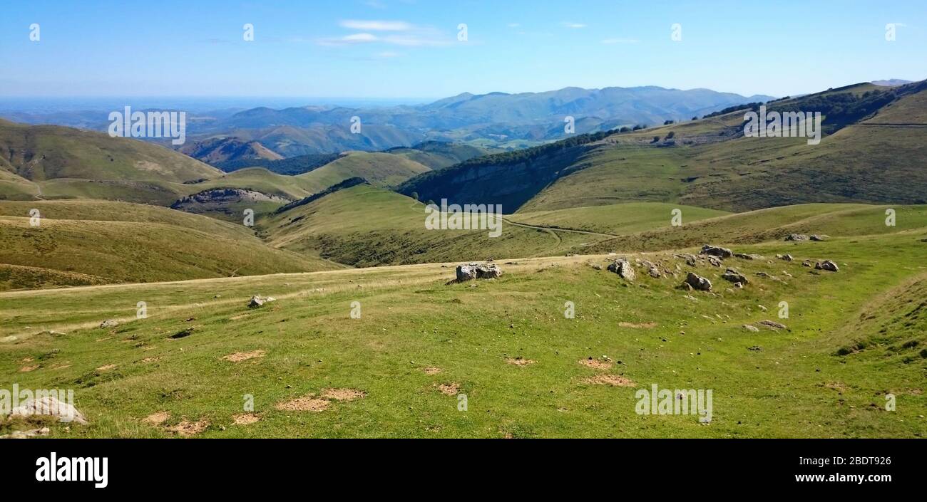 Crossing of the Atlantic Pyrenees on the French Way of Santiago ...