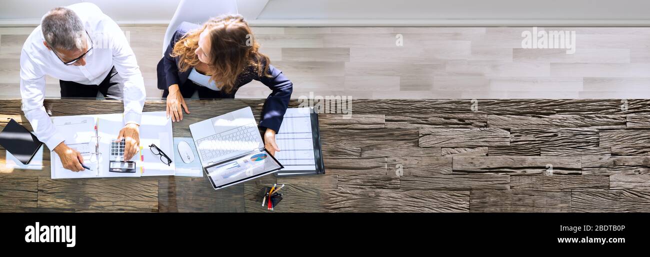 Manager senior employee hi-res stock photography and images - Alamy