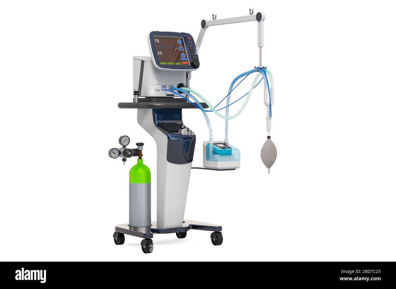 Medical ventilator hi-res stock photography and images - Alamy