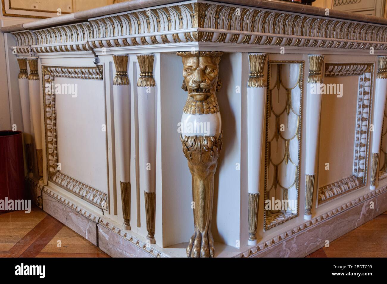 Italy, Milan, 13 February 2020, interior of the La Scala theater ...