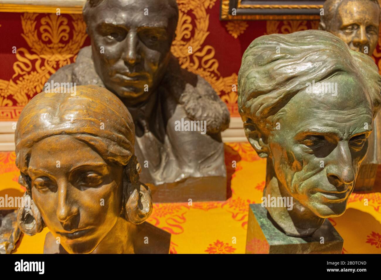 Italy, Milan, 13 February 2020, interior of the La Scala theater ...