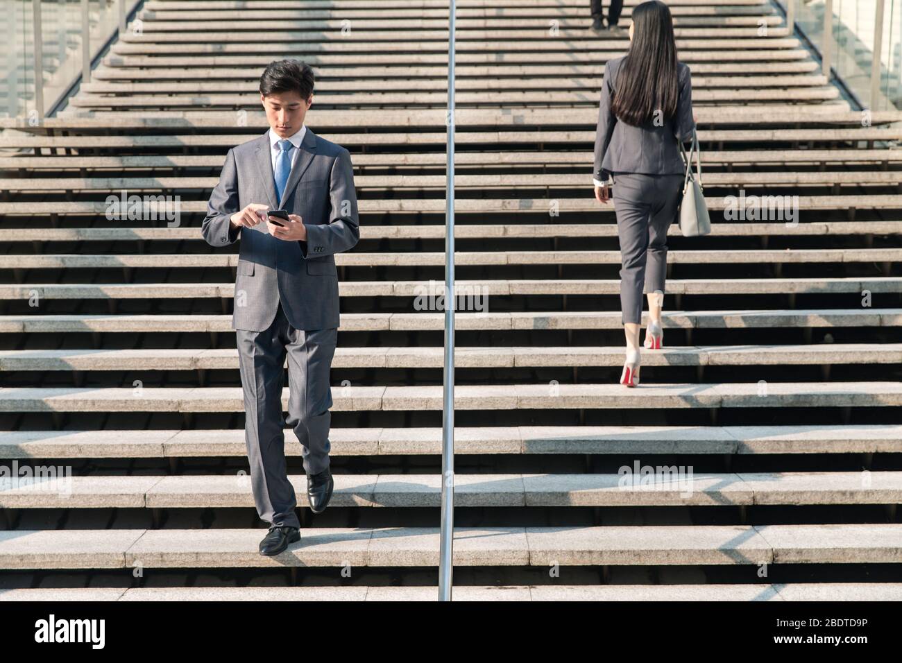 Office worker steps hi-res stock photography and images - Alamy