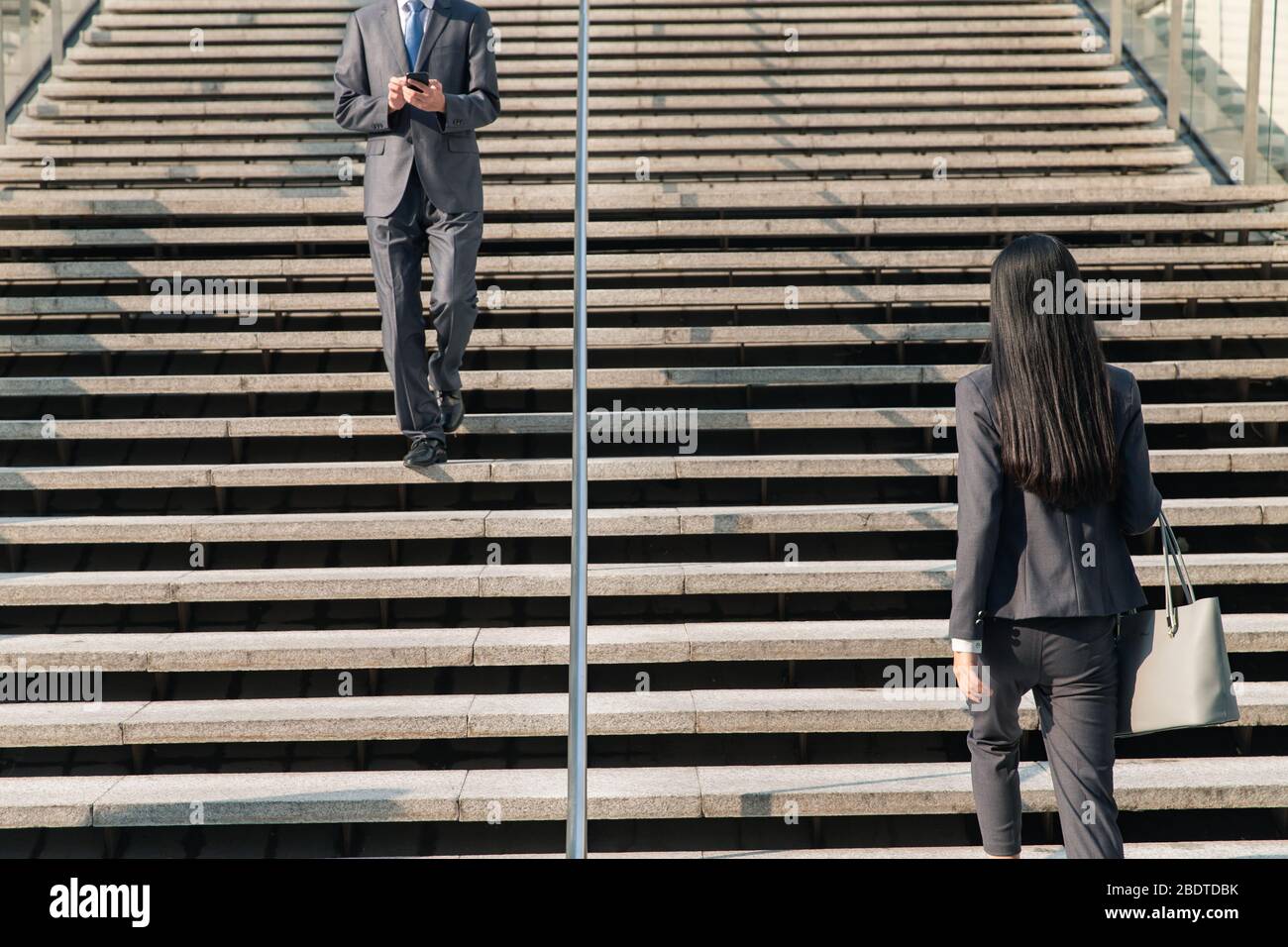 Office worker steps hi-res stock photography and images - Alamy