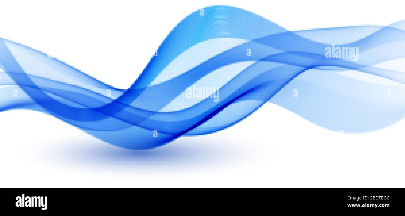 Abstract vector background, transparent waved lines Vector eps10 Stock ...