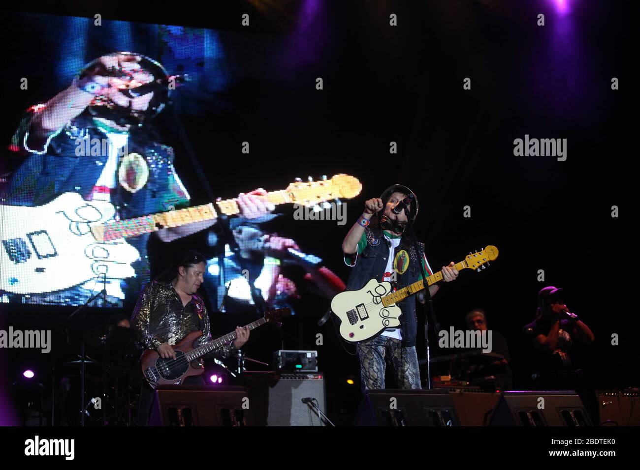 The Mexican rock band El Tri of Mexico during his presentation at the ...