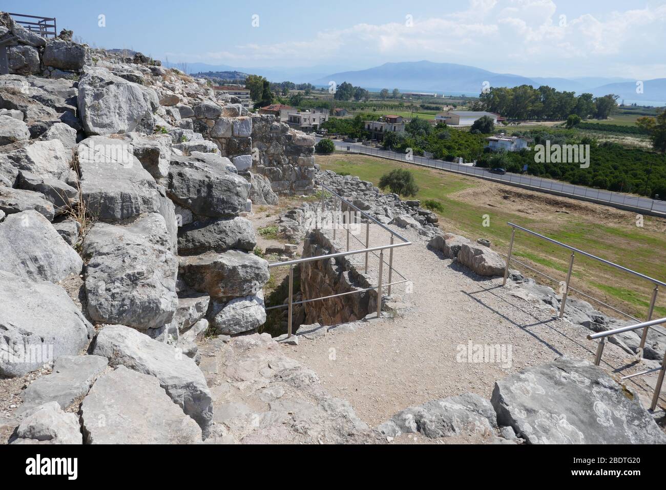 Tiryns Archaeological Site Stock Photo - Alamy