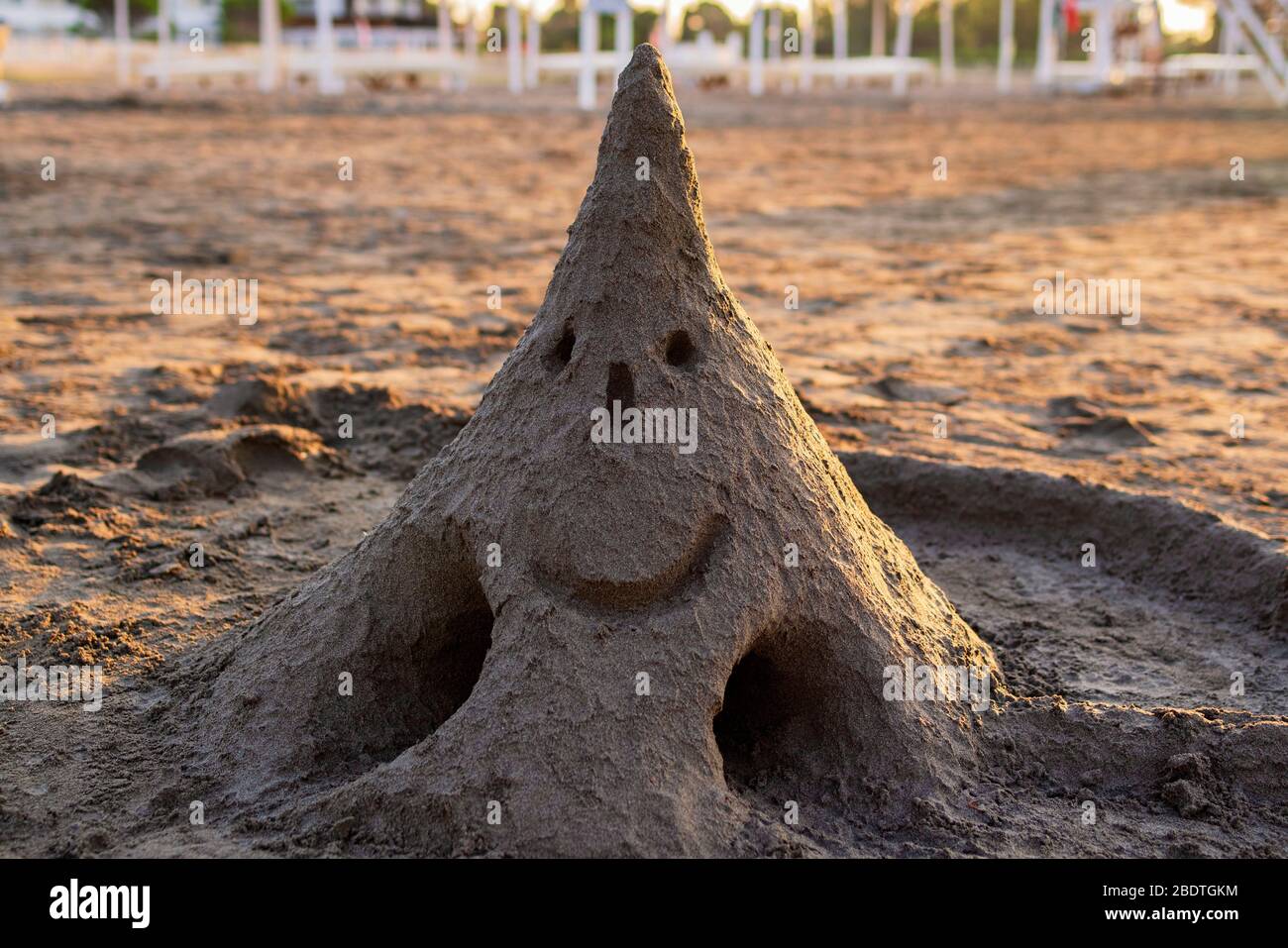 Funny sand castle hi-res stock photography and images - Alamy