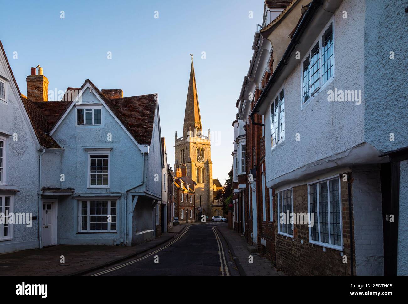 View of St Helen's Church along East St Helen Street, Abingdon-on ...