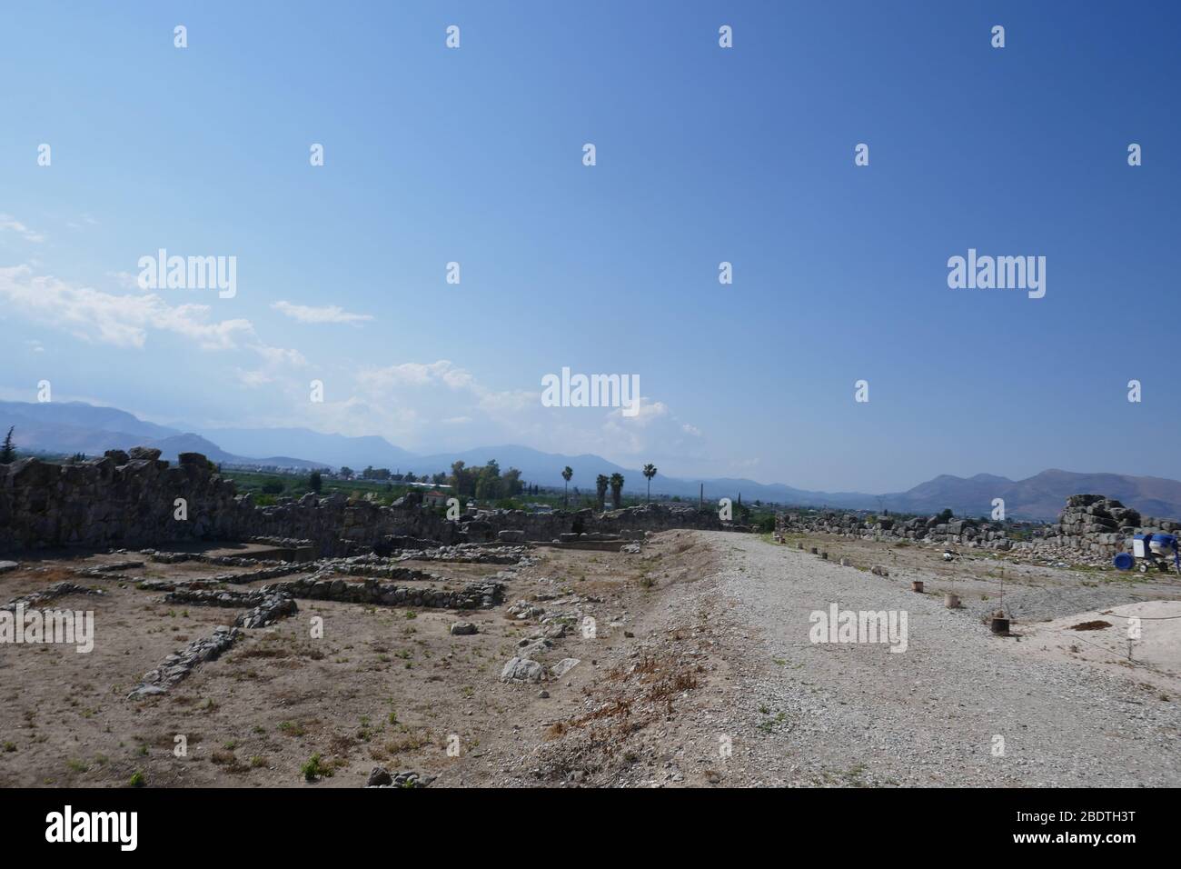 Tiryns Archaeological Site Stock Photo - Alamy
