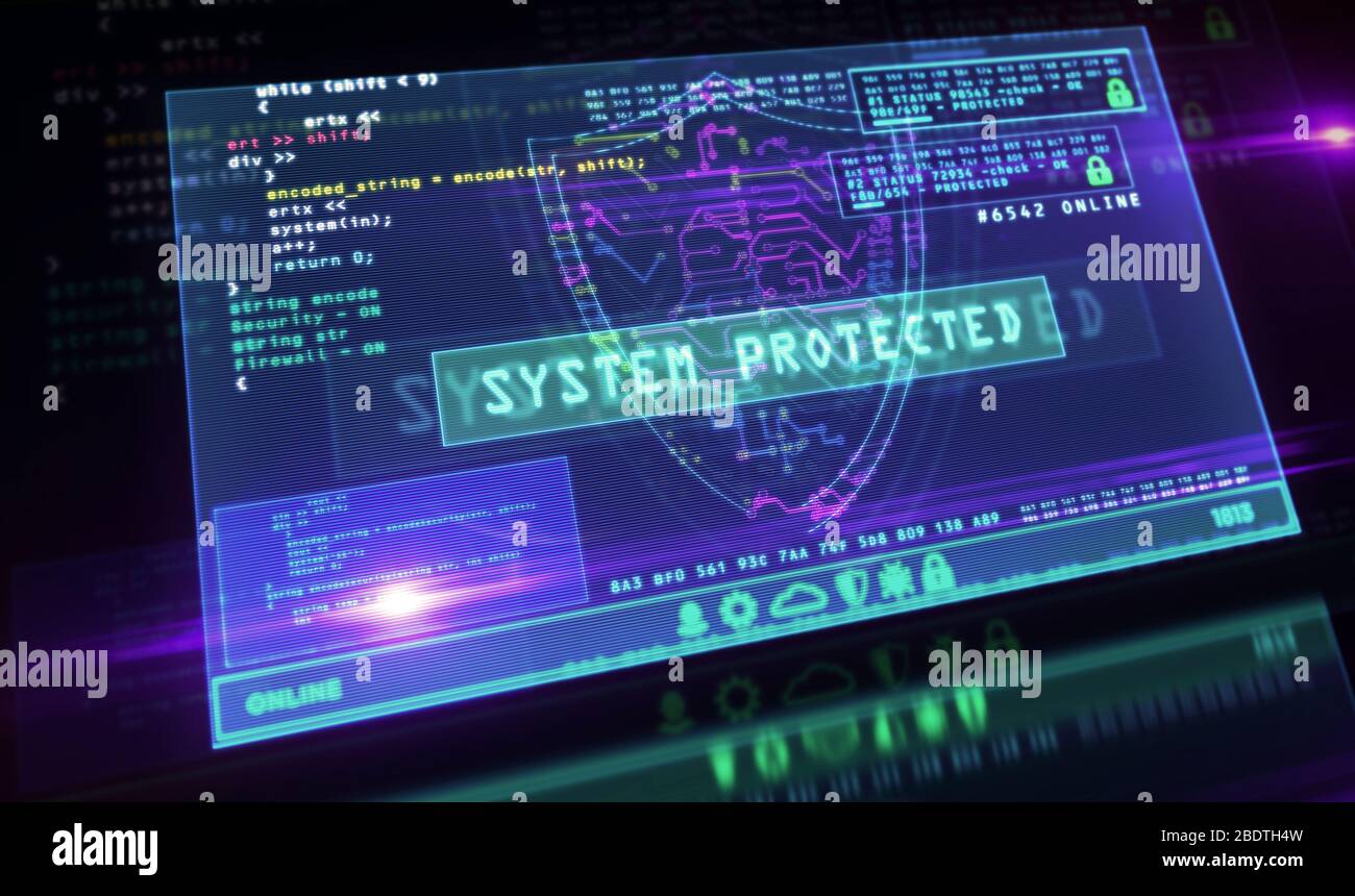 Futuristic Computer Screen