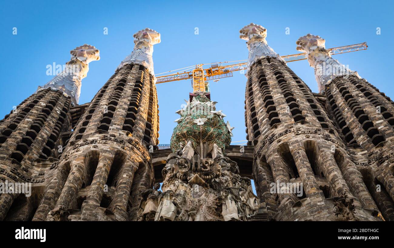 Nativity facade sagrada familia hi-res stock photography and images - Alamy