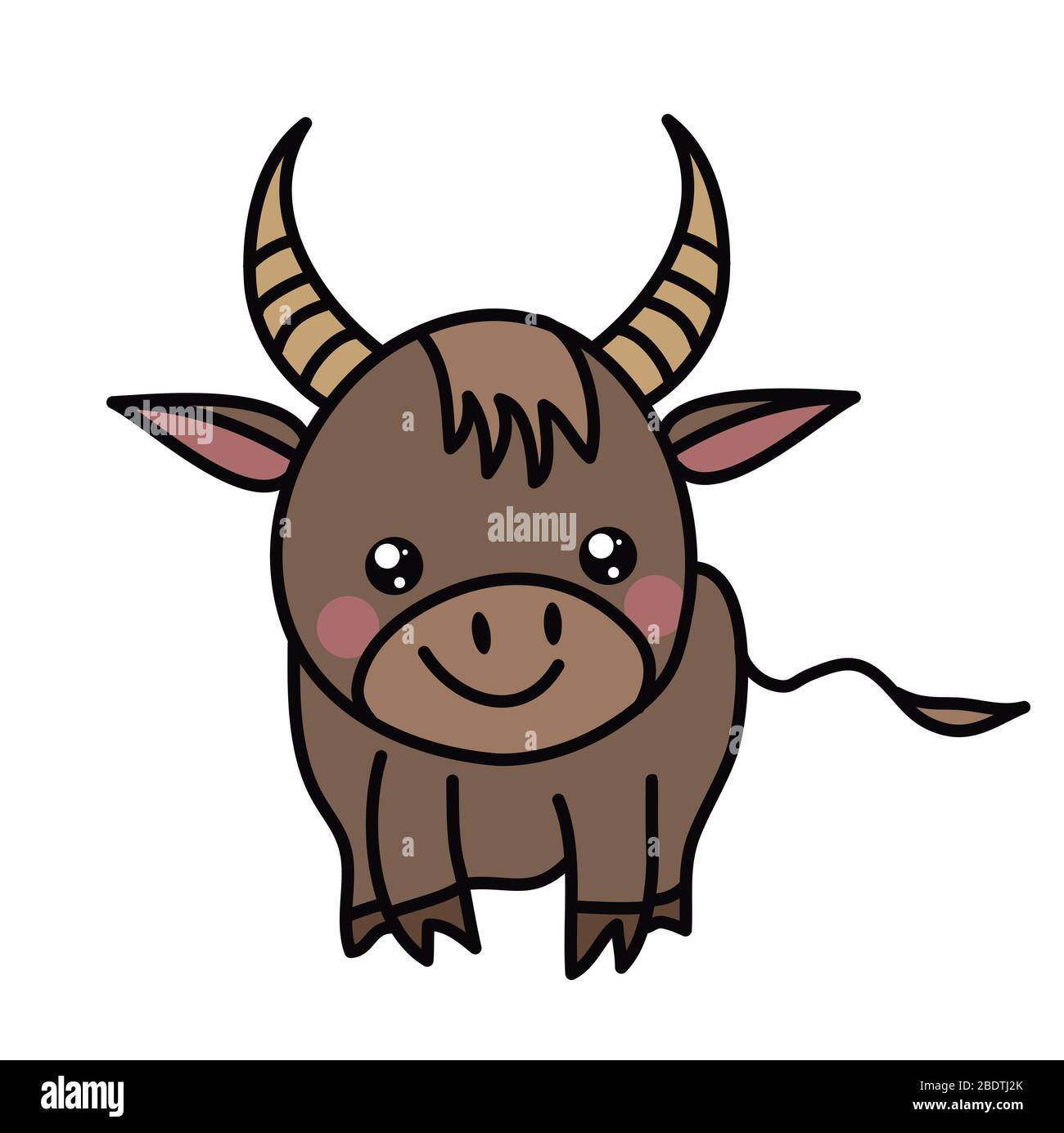 Chinese New Year kawaii zodiac animals clipart Stock Vector Image & Art ...