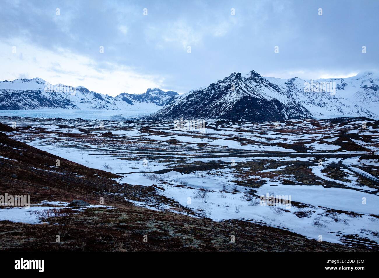 Patchy snow hi-res stock photography and images - Alamy