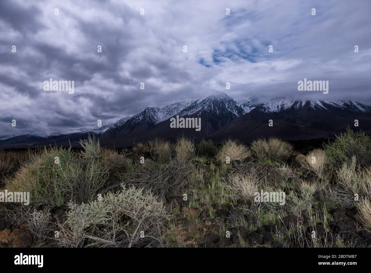 Desert Boulders in the Alabama Hills in front of contiguous Amer Stock ...