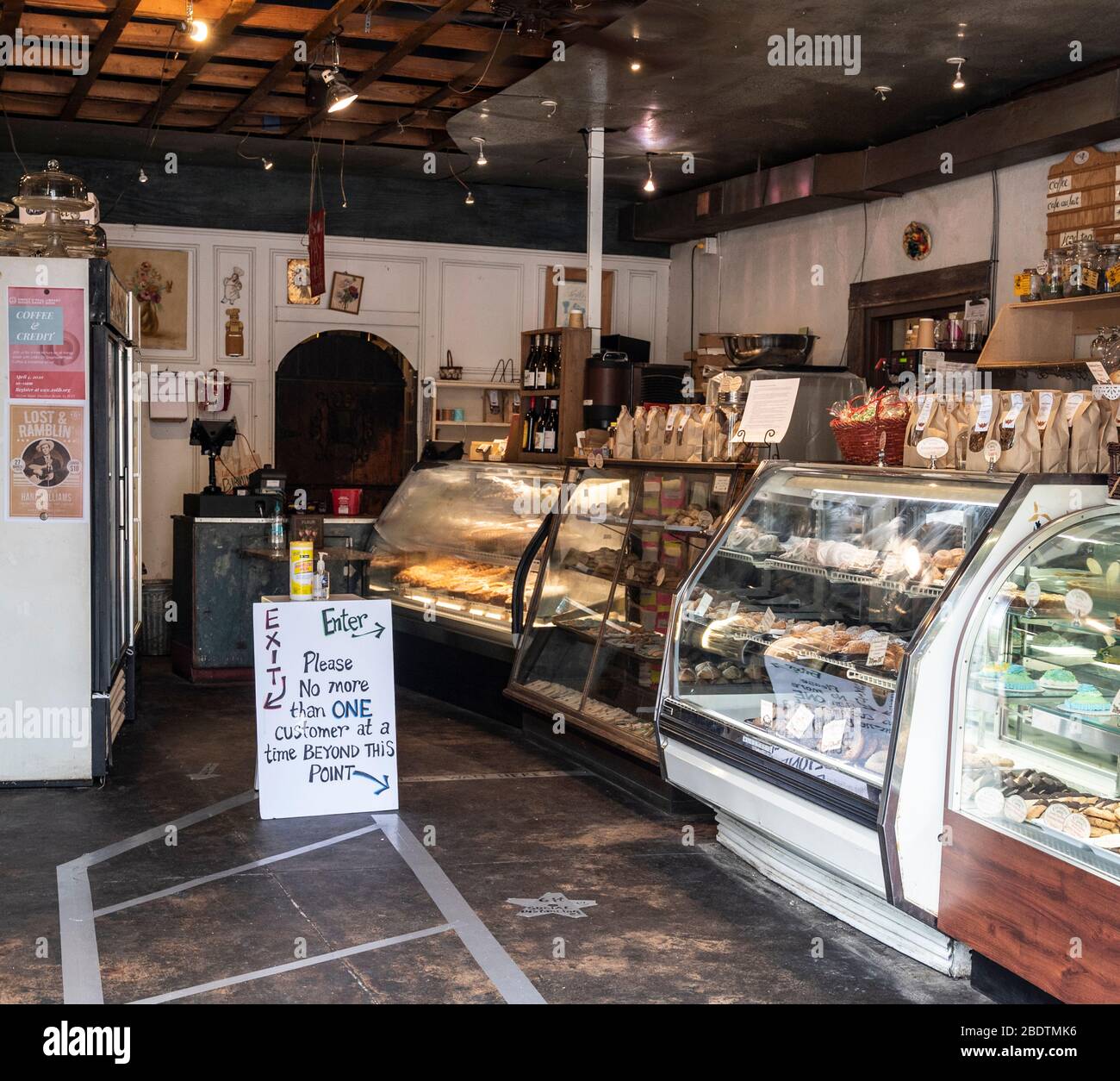 A small bakery staying open for business Stock Photo - Alamy