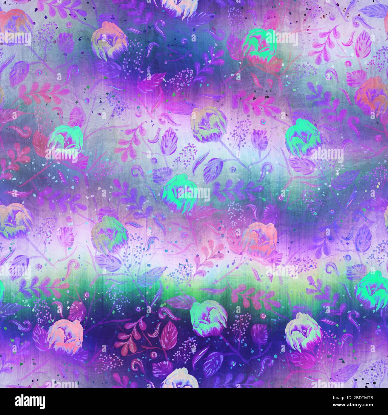 Surreal ombre blend digital pattern overlay swatch Stock Photo - Alamy