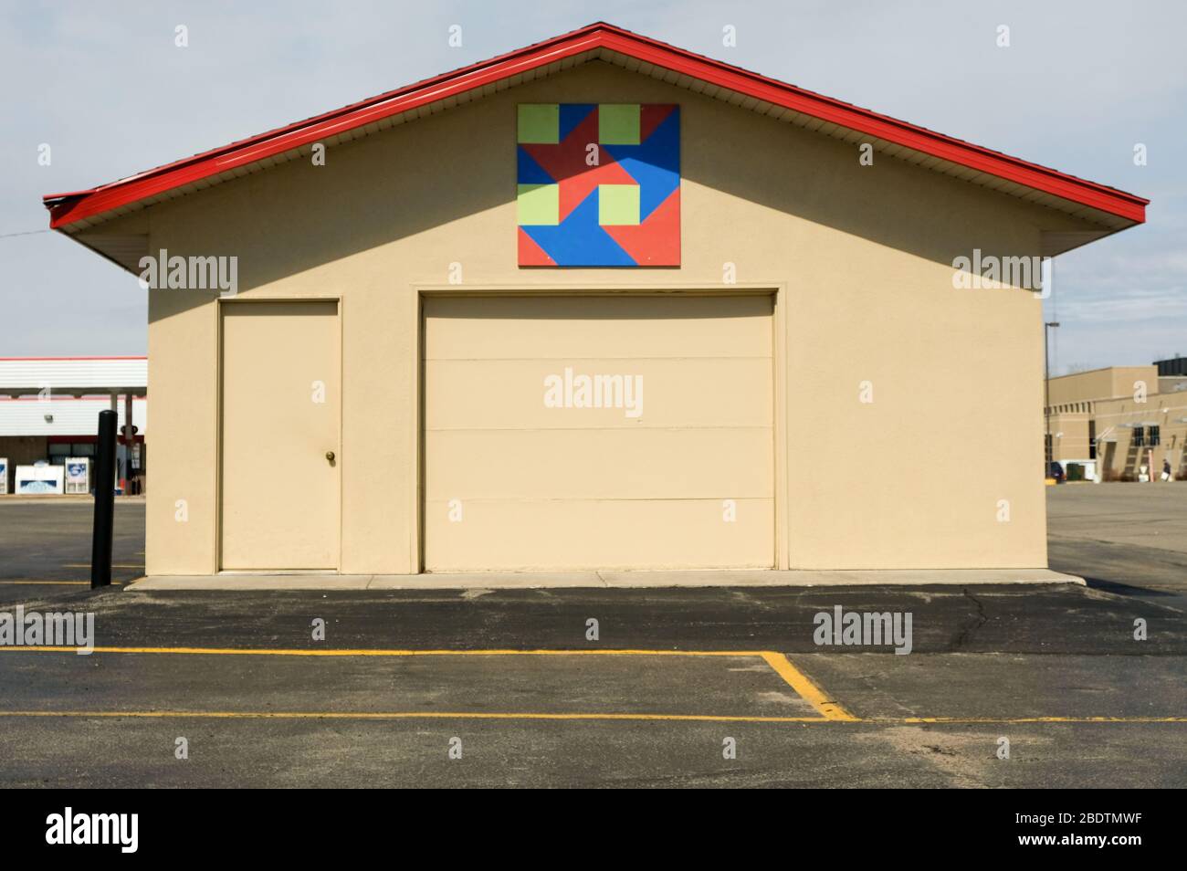 Christ Cross Church Barn Quilt Staples MN Stock Photo - Alamy