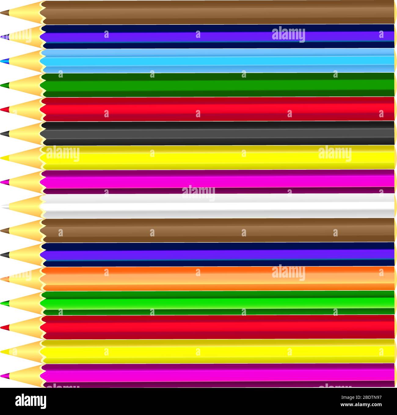 Bright pencils background vector Stock Vector Image & Art - Alamy