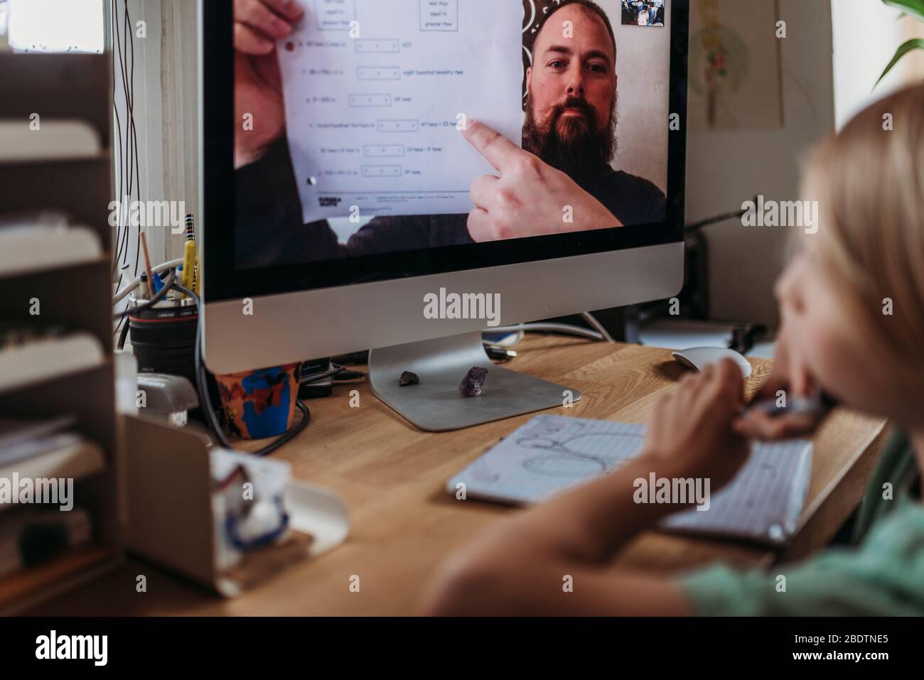 Computer classroom from behind hi-res stock photography and images - Alamy