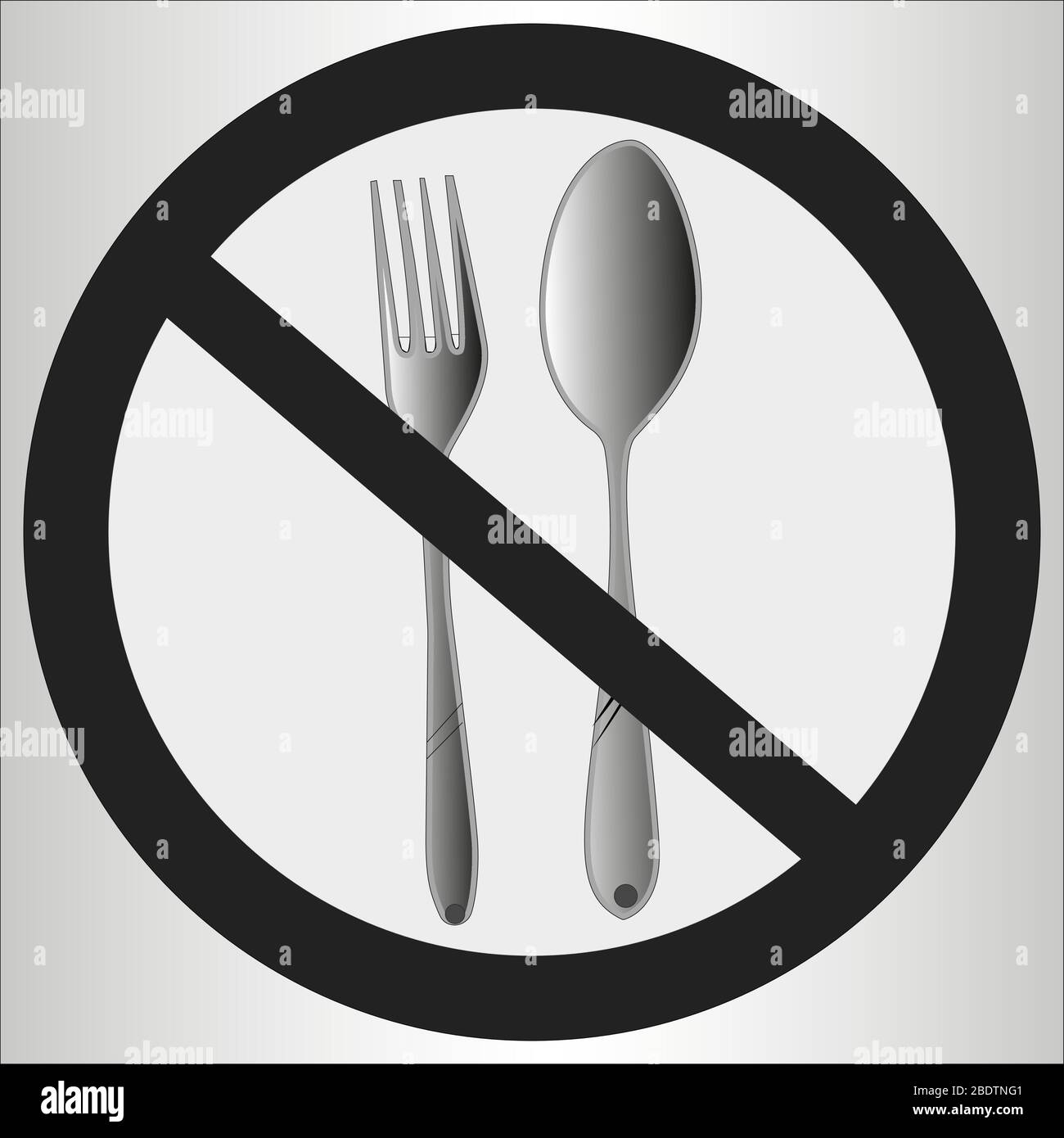 Stop sign fork Stock Vector Images - Alamy