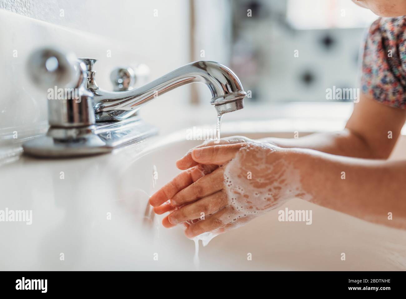 Child washing his hi-res stock photography and images - Alamy