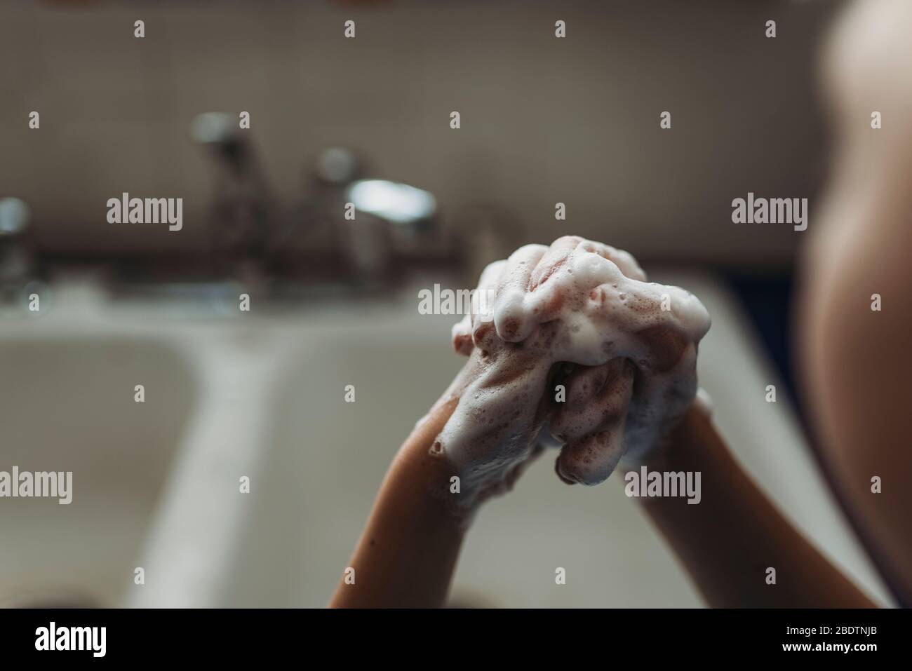 Clean washed hands boy hi-res stock photography and images - Alamy